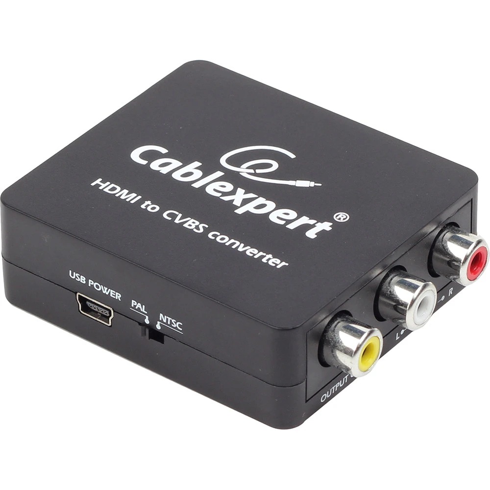 Конвертер Cablexpert (DSC-HDMI-CVBS-001) HDMI - RCA - PC Base